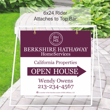Open House Signs for BHHS California Properties | Dee Sign®