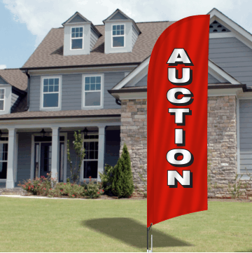Feather Flags Signs for Auction Signs & Supplies | Dee Sign®