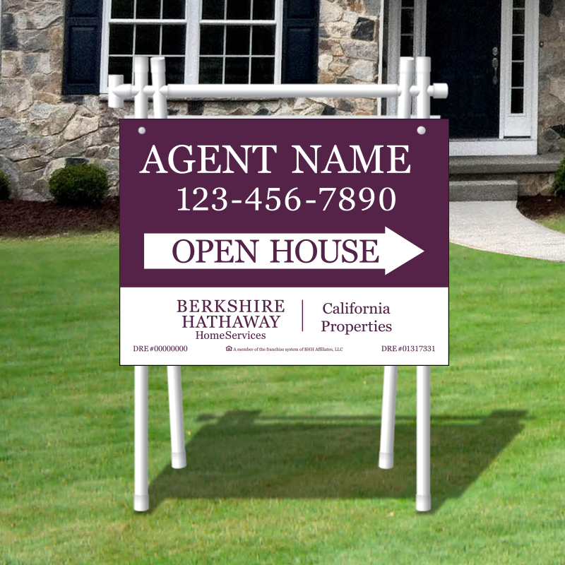 Open House Signs for BHHS California Properties | Dee Sign®
