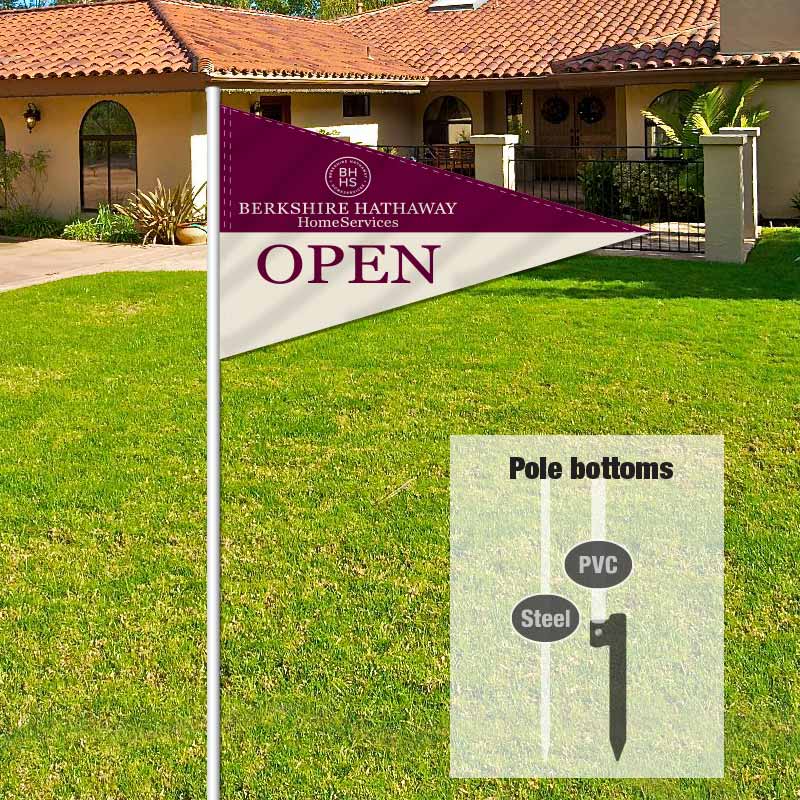 Custom Pennant Flags Signs for BHHS California Properties | Dee Sign®