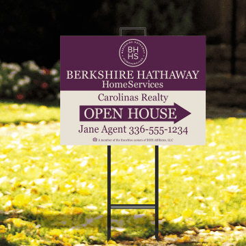 Open House Signs for BHHS Carolinas Realty | Dee Sign®