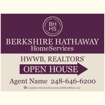 Open House Signs for BHHS HWWB, REALTORS | Dee Sign®