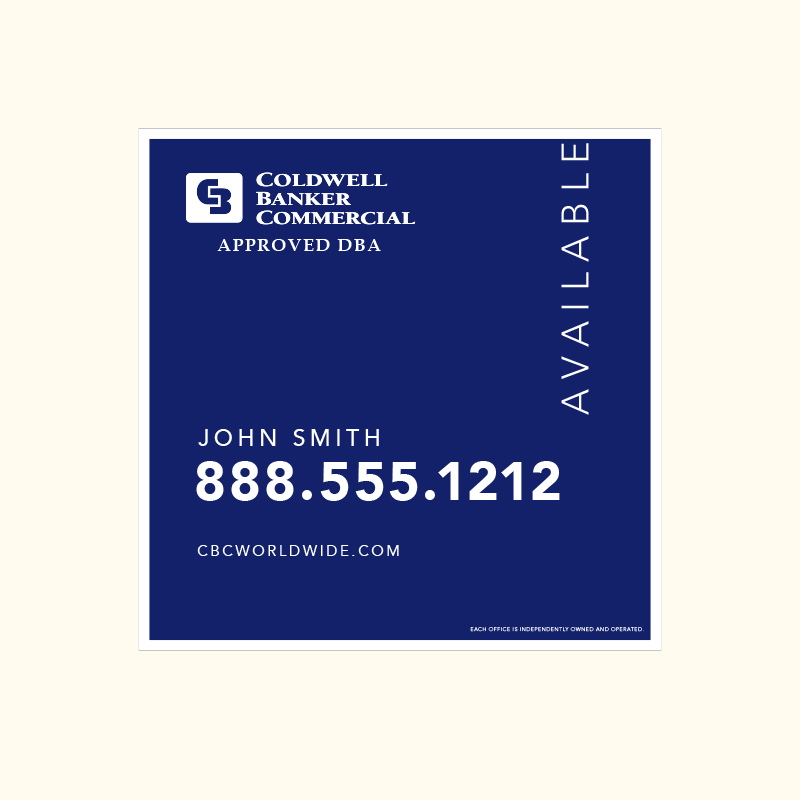Coldwell Banker Model 24X24_COM_232 in Commercial Signs | Dee Sign®
