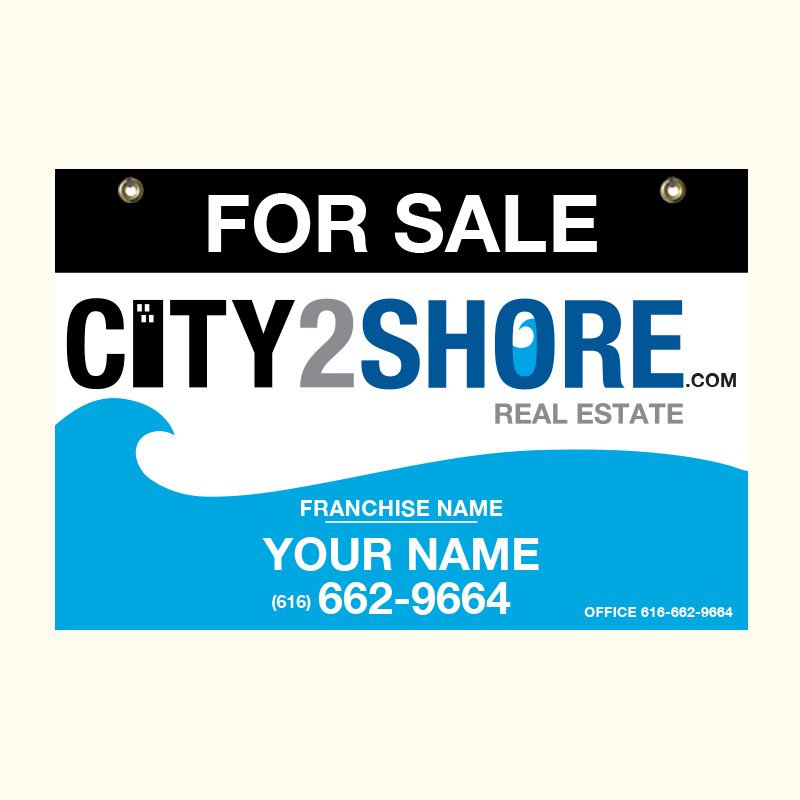 CITY2SHORE Model 20X30_HF_192 in Hanging Sign Panels | Dee Sign®