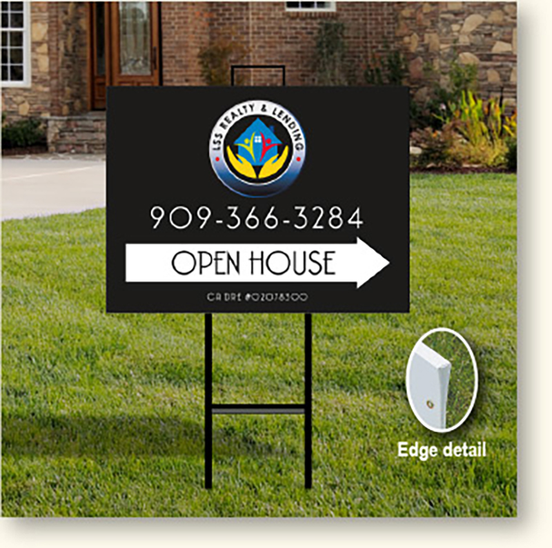 Open House Signs for California Independent Real Estate | Dee Sign®