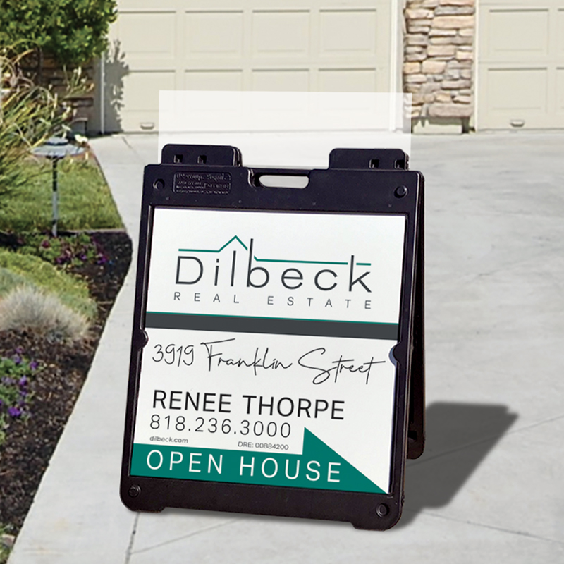 Open House Signs for California Independent Real Estate | Dee Sign®