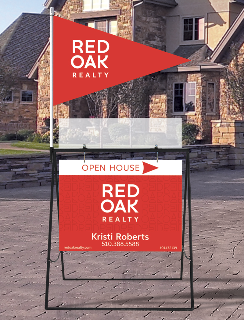Open House Signs for California Independent Real Estate | Dee Sign®