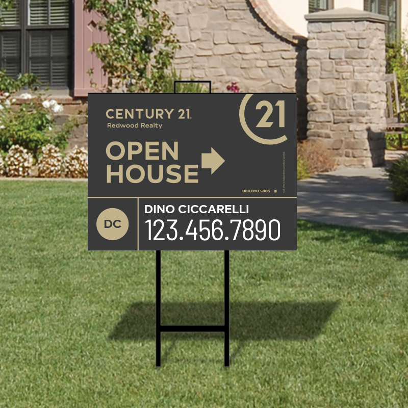 Open House Signs for CENTURY 21 Redwood | Dee Sign®