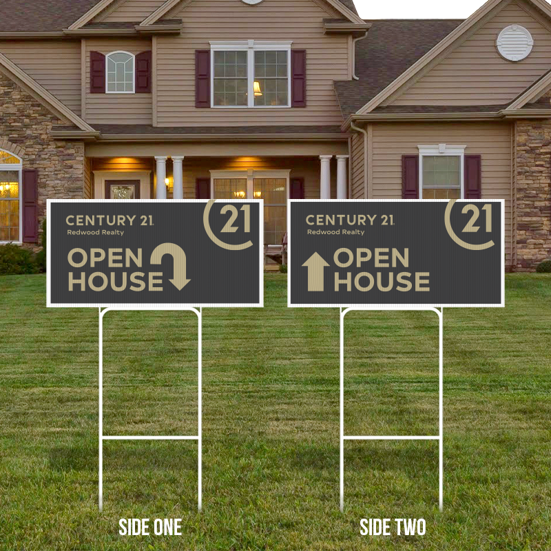 Open House Signs for Century 21 Redwood | Dee Sign®