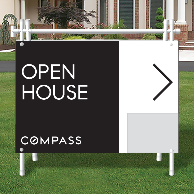 Open House Signs For Compass Dee Sign®