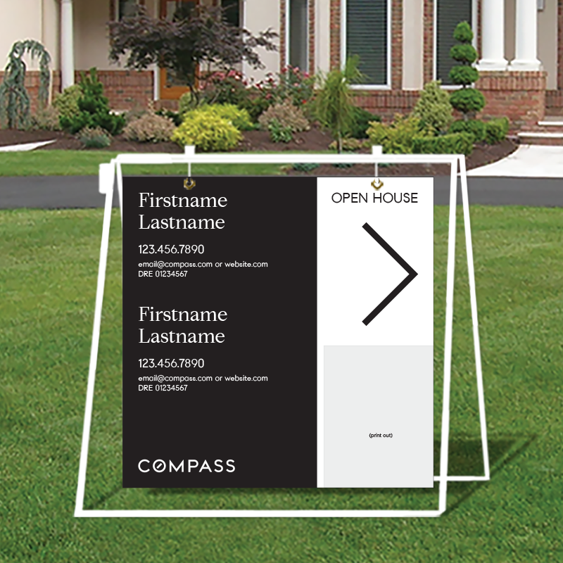 Open House Signs for Compass | Dee Sign®
