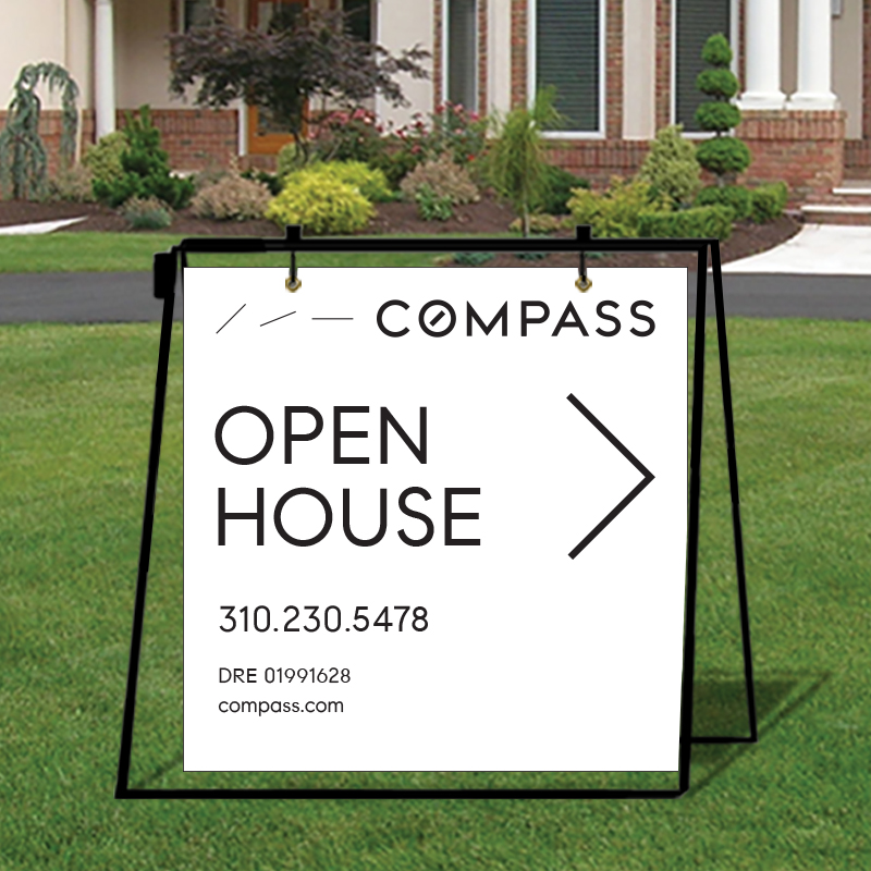 Open House Signs for Compass | Dee Sign®
