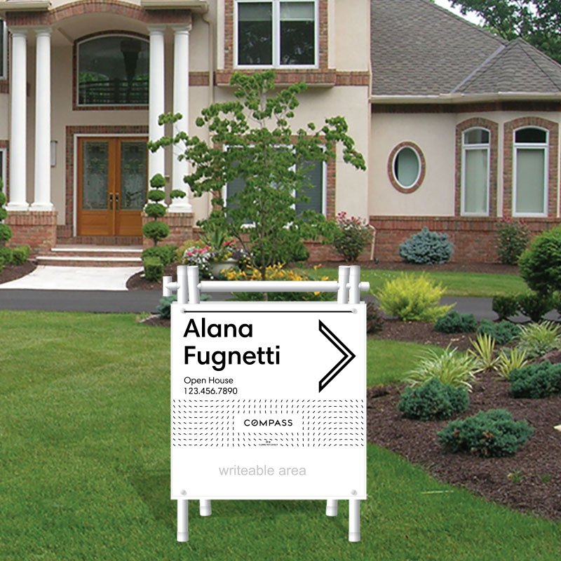 Open House Signs for Compass Real Estate Group | Dee Sign®