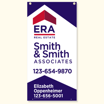 ERA Real Estate Model 36X18_H_AGT_2LD_5 in Hanging Sign Panels | Dee Sign®