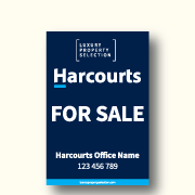 Harcourts Signs - quality Hanging Sign Panels | Dee Sign®