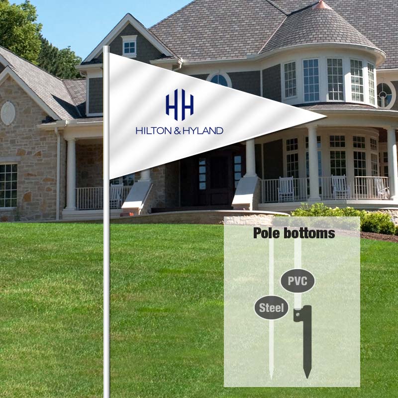 Custom Pennant Flags Signs for Hilton & Hyland | Dee Sign®