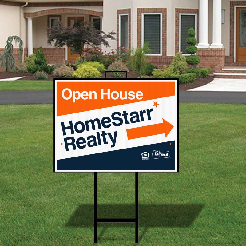 Open House Signs for HomeStarr Realty | Dee Sign®