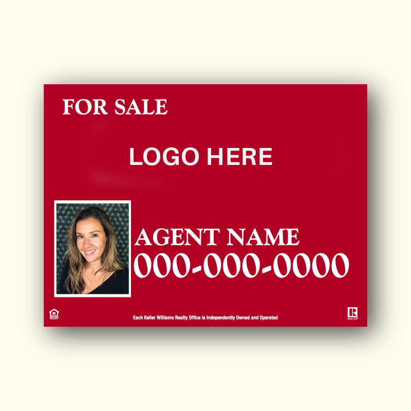Keller Williams Realty Model 18X24AP_2C_93 in | Dee Sign®