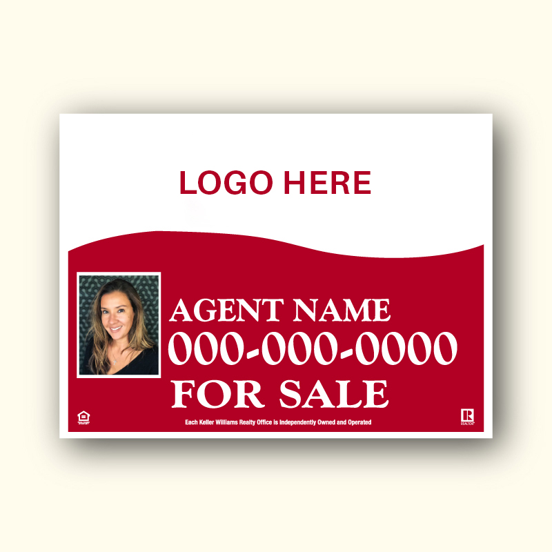 Keller Williams Realty Model 18X24BP_2C_93 in | Dee Sign®