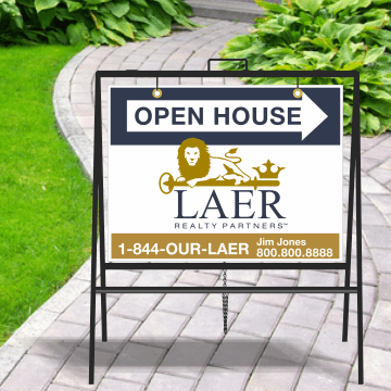 Open House Signs for Laer Realty Partners | Dee Sign®
