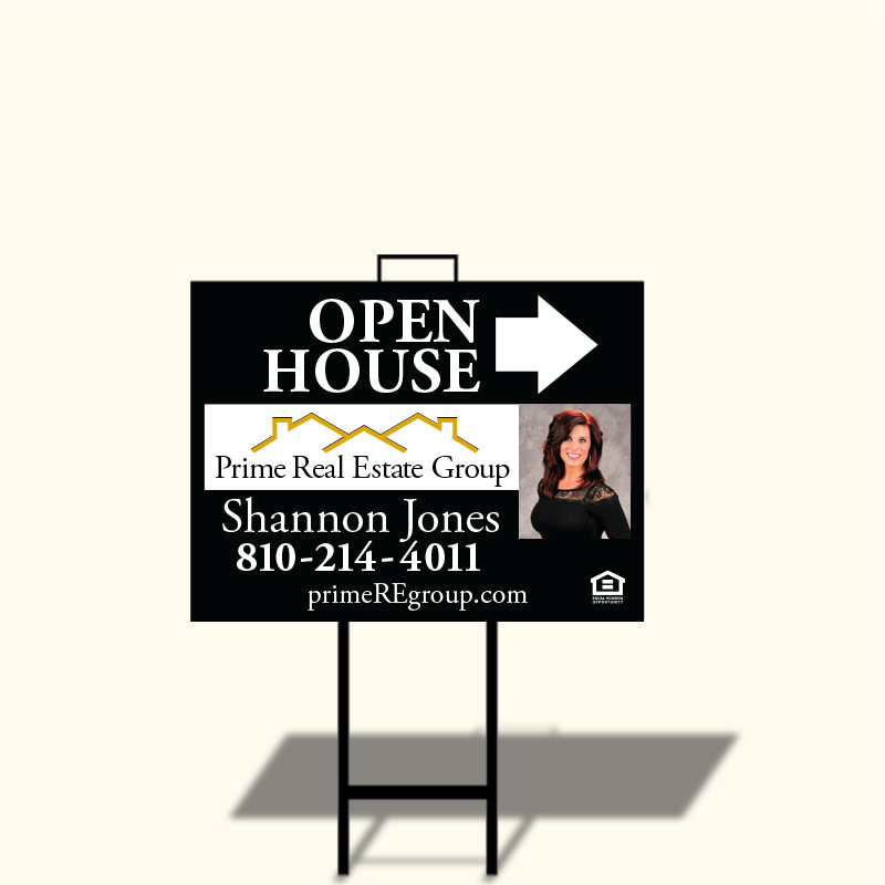 Open House Signs for Prime Real Estate Group | Dee Sign®