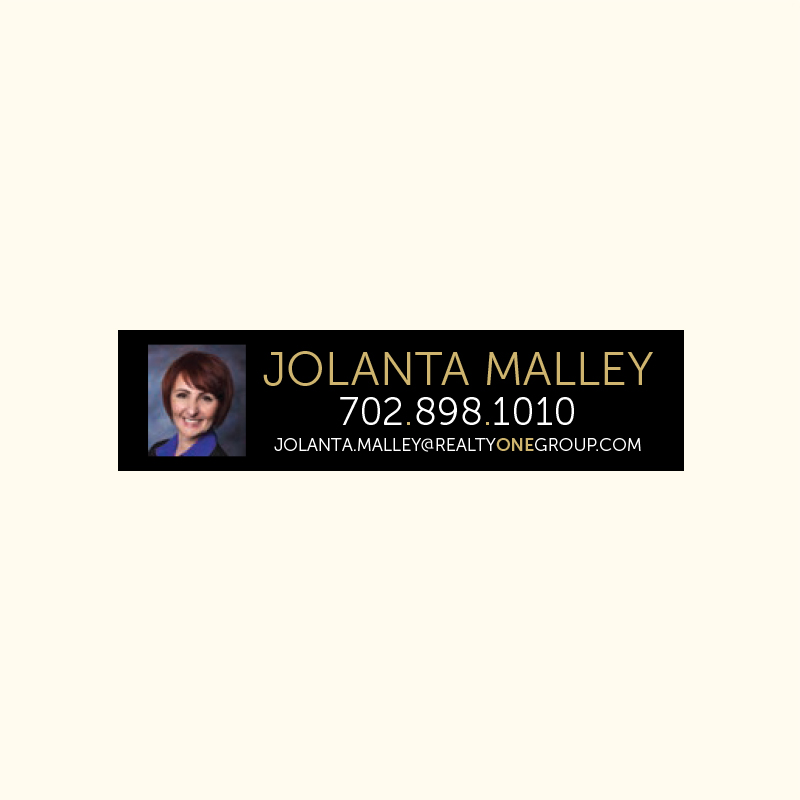 Realty ONE Group Model 6X24_PHT1_121 in Name Riders | Dee Sign®