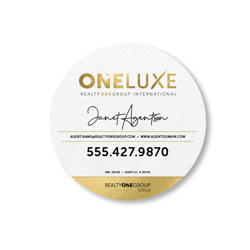 Realty One Luxe Model 30X30H_LUX4_RND_275 in | Dee Sign®