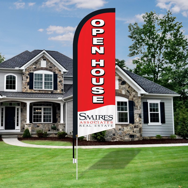 Feather Flags Signs for Smires Associates Real Estate | Dee Sign®
