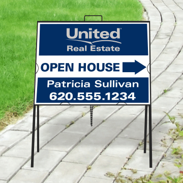 Open House Signs for United Real Estate | Dee Sign®