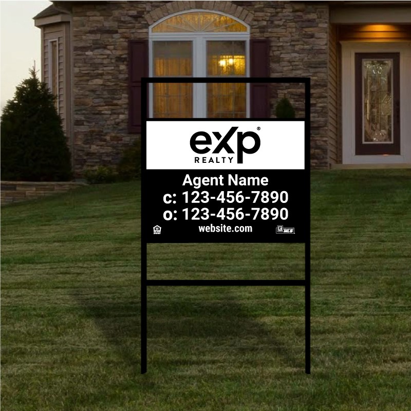 eXp Realty Model 200_BLK_CS_206 in Signs & Frames | Dee Sign®